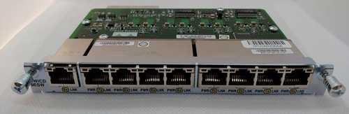 Модуль Cisco hwic-D-9ESW-POE 9 портов