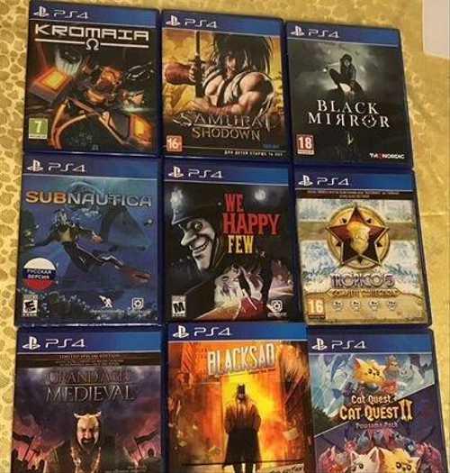Редкие игры на Sony Playstation 4 (PS4)
