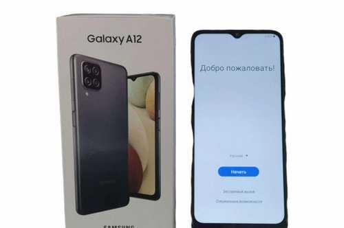 Samsung A127F/DS Galaxy A12 64Gb (B, Black)