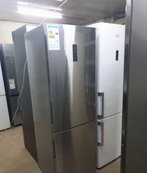 Новый холодильник Haier C2F636 / нержавеющая сталь