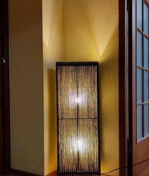 Напольный светильник из бамбука,для отдыха,для спа