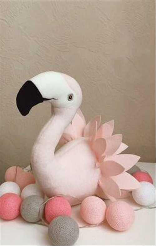 Фламинго Настенное украшение в детскую комнату