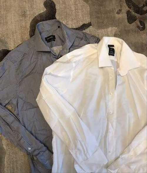 Рубашки 2 мужские Bucheron, Mario Machardi пакетом