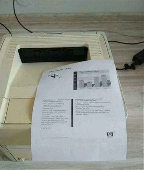 Лазерный принтер HP 1160 с проводами