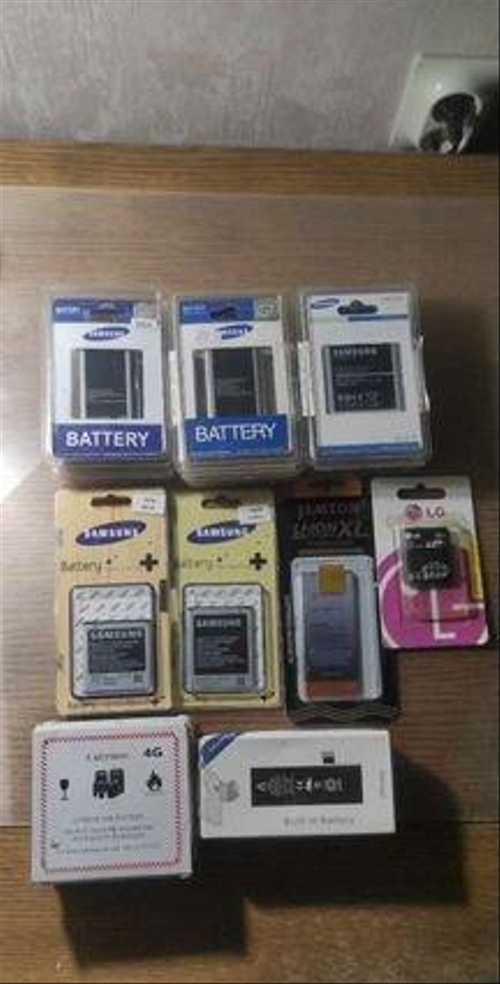 Аккумуляторы Samsung, LG, iPhone