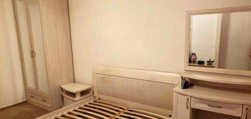Мебель фабрики Лазурит (кровать,шкаф,столик,тумба)