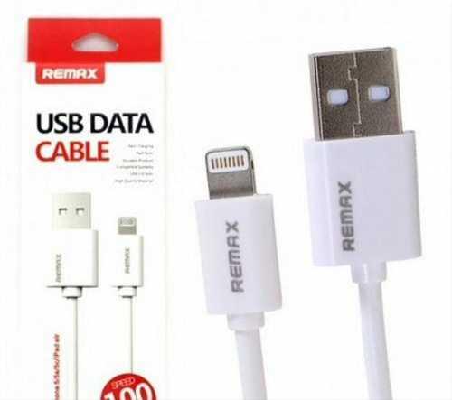 Кабель USB белый remax в упаковке 1м