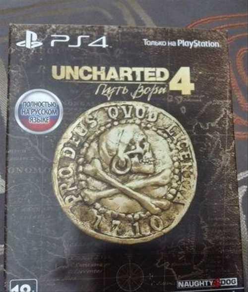 Запечатан Uncharted 4 Путь Вора ps4 коллекционкп