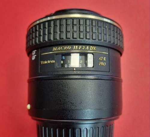 Tokina 35mm f2.8 Macro Canon EF