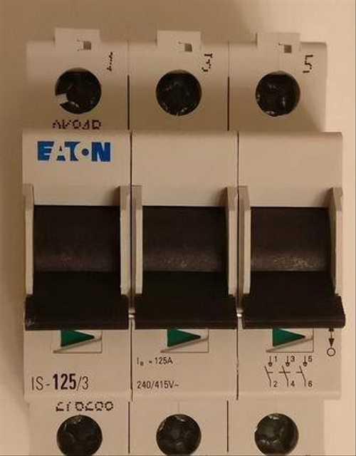 Выключатель нагрузки Eaton IS-125/3