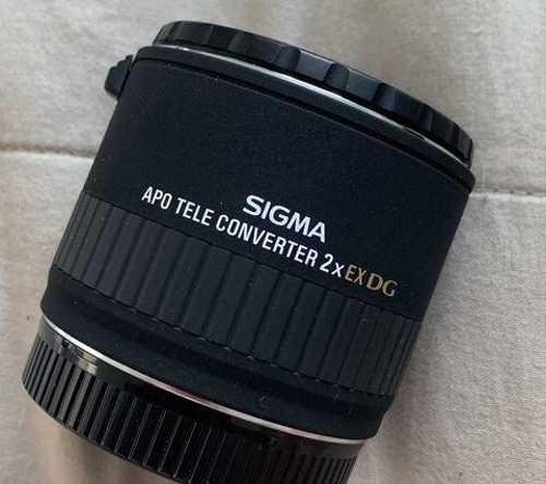 Объектив конвертер Sigma APO tele Converter 2x EX