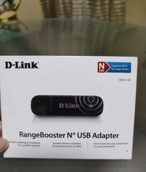 Wi-fi адаптер D-link, DWA-140, USB- adapter