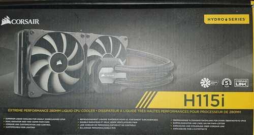 Система водяного охлаждения Corsair h115i