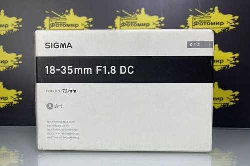 Sigma на Canon 18-35mm f/1.8 новый 2 года гарантии