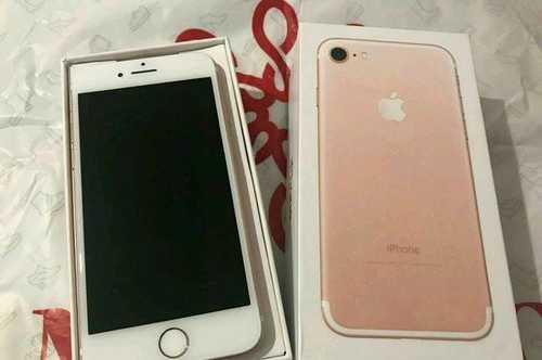 iPhone 7 128 Gb Rose Gold, в прекрасном состоянии