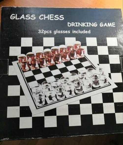 Алкогольные шахматы, Glass Drinking Chess Set