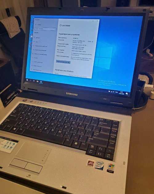 Ноутбук для учёбы SAMSUNG NP-R40 (Win10)