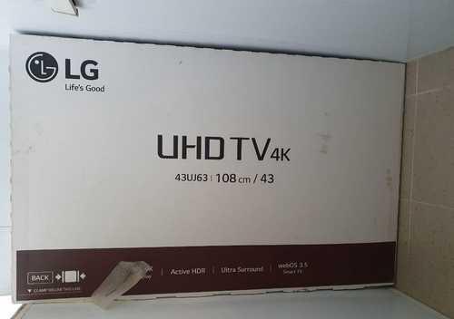 Телевизор LG 43UJ63