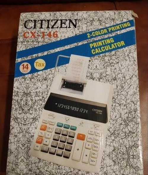 Калькулятор Citizen CX 146