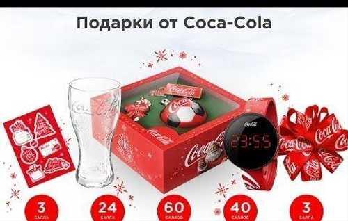 Новогодние стикеры, бант Кока-Кола (Coca-Cola)