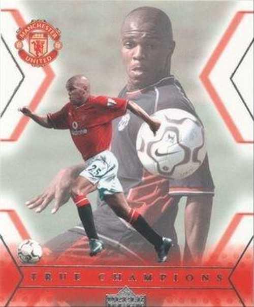Карточка upper deck 2001 - Manchester United