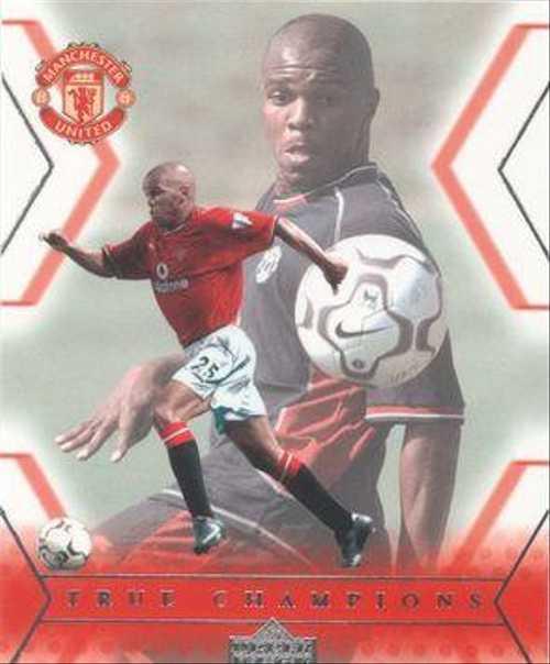 Карточка upper deck 2001 - Manchester United