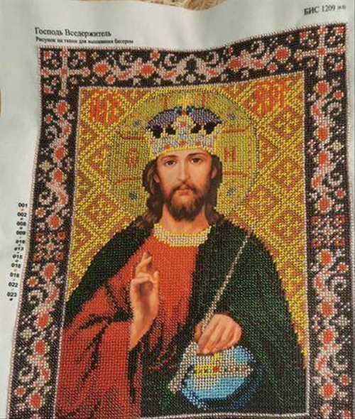 Икона вышитая бисером