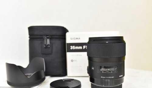 Sigma 35mm f/1.4 DG HSM Art на Canon