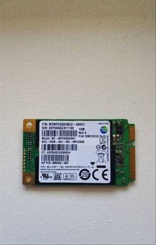 SSD msata 32Gb Samsung MZ-MPC0320/0H1