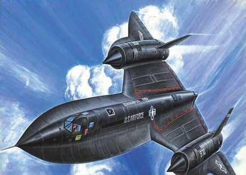 Сверхскоростной Самолет Локхид Sr-71 "Блекбёрд" (1