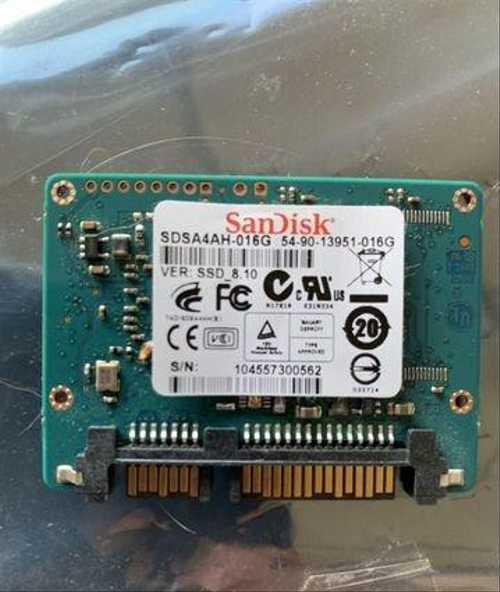 Sandisk ssd 16 G msata