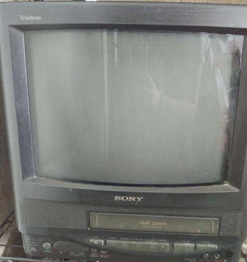 Телевизор видео двойка Sony Trinitron