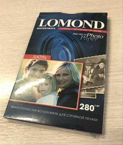 Lomond 1104202 фотобумага Satin premium