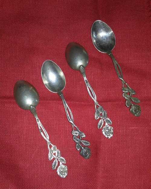 Продаю ложки кофейные серебро 875 винтаж