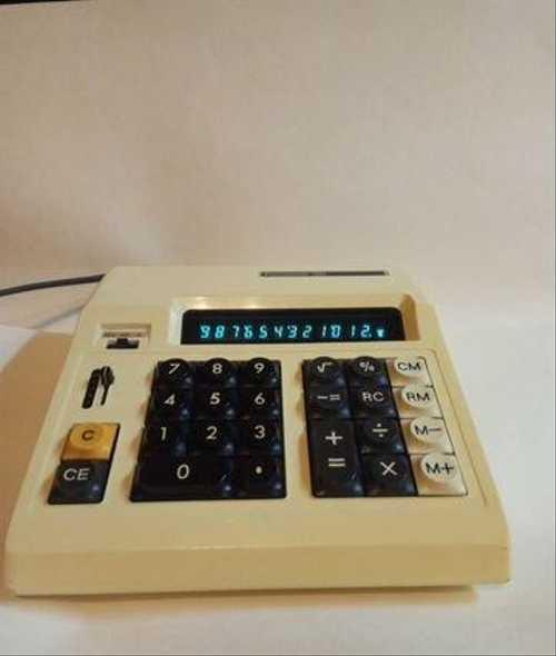 Винтажный японский калькулятор Panasonic 2601