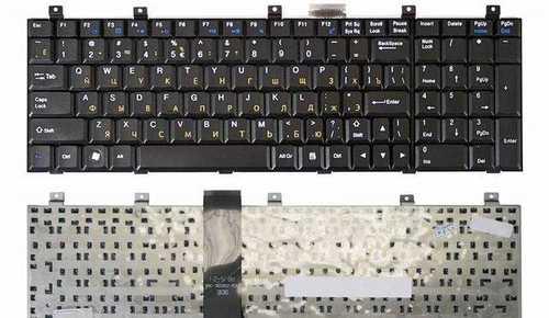 Клавиатура MSI MegaBook A7005, CR500 черная KMS21