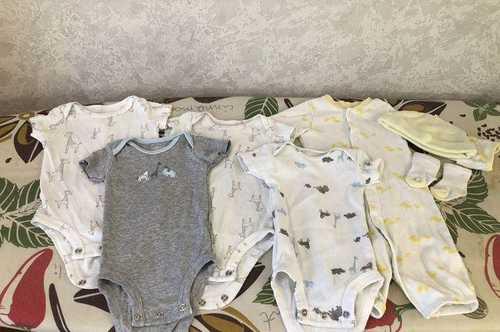 Carters боди и слип комплект для новорожденного