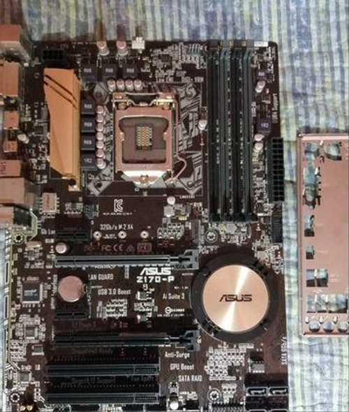 Материнская плата asus Z170-p socket 1151v1