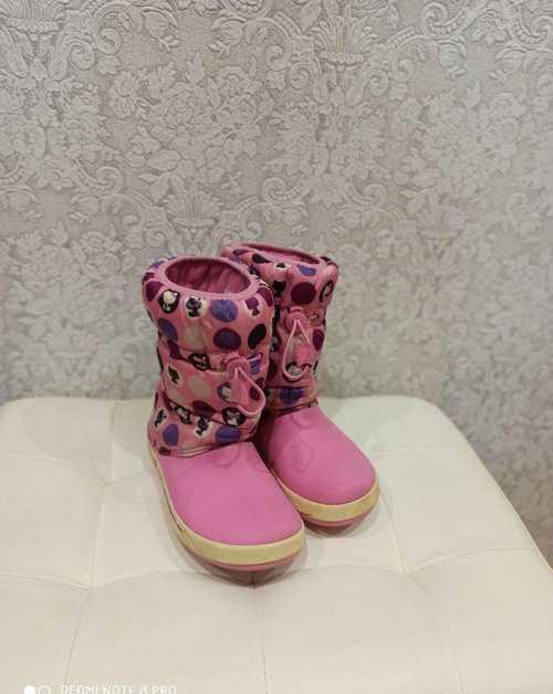 Сапожки Весна осень Crocs оригинал hello kitty