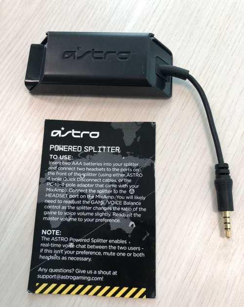 Astro Gaming Powered Splitter для записи игрового купить б у Москва ...
