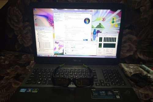 Игровой ноутбук Asus rog g75vw с 3D