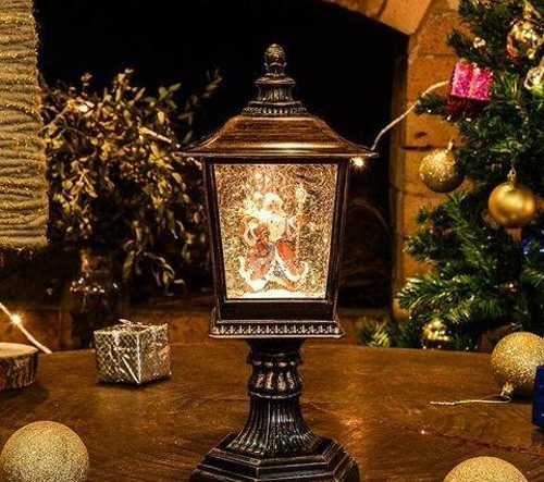 Рождественский фонарь с музыкой