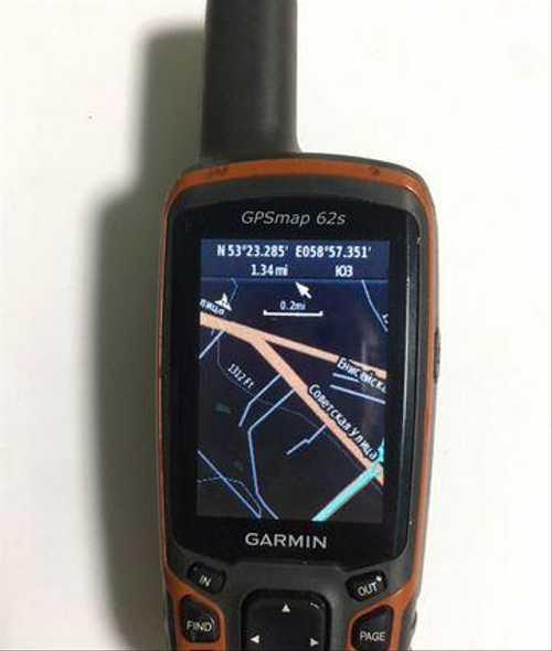 Навигатор garmin gpsmap 62s