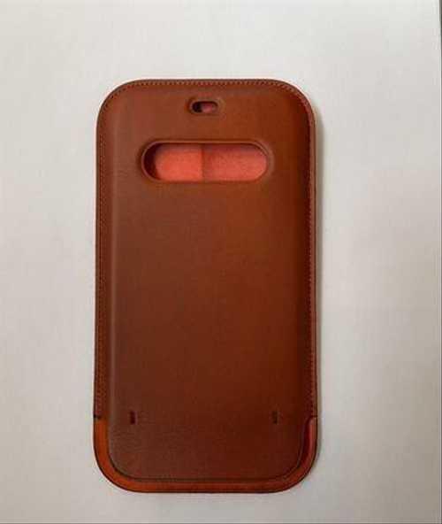 Чехол Leather Case iPhone 12 pro max