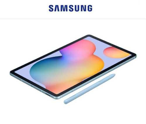 Плaншeт samsung Galaxy Tab S6 lite wifi blue 64gb