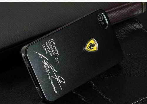 Чехол с эмблемой "Ferrari" для iPhone 5/5S