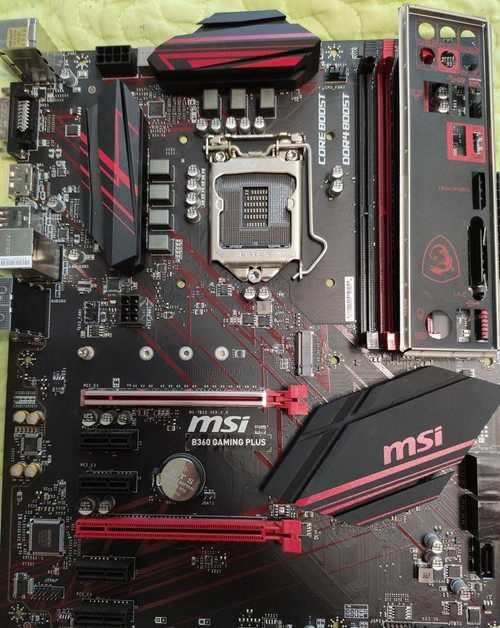 Материнская плата MSI B360 gaming plus