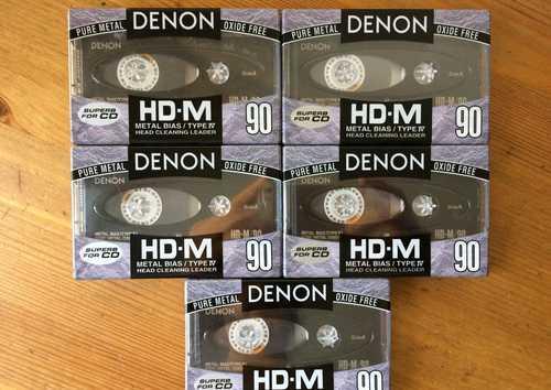 Аудиокассеты Denon HD-M 90 - 5 штук