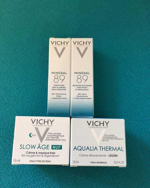 Косметички, сыворотка, крем Vichy