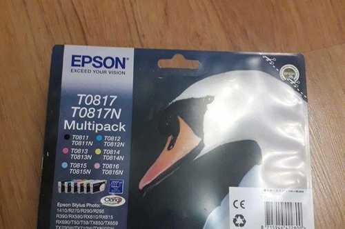 Набор струйных картриджей Epson T0817 multipack